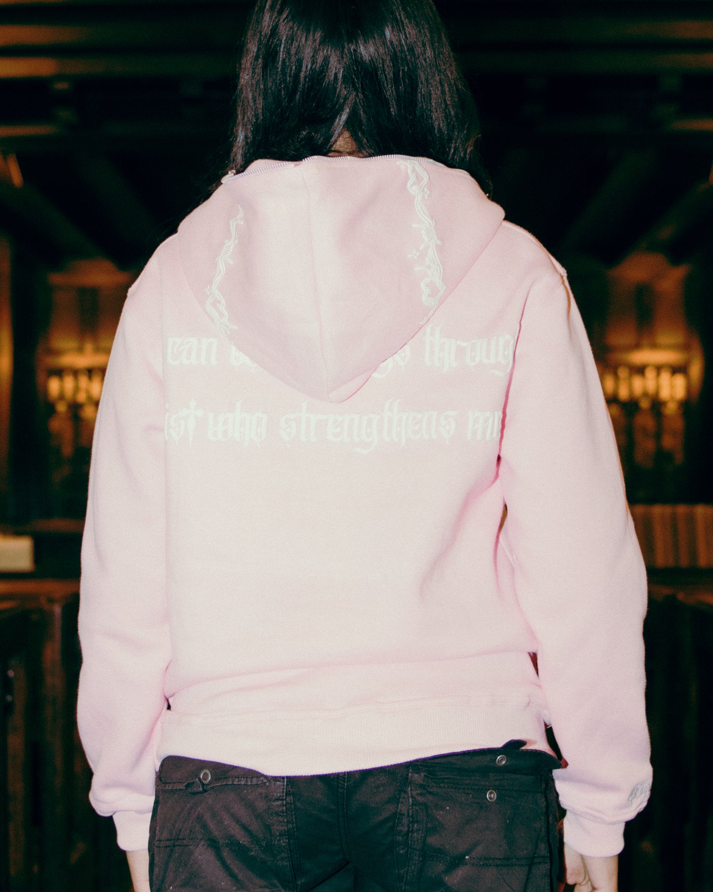 Anointed Full Zip Light Pink